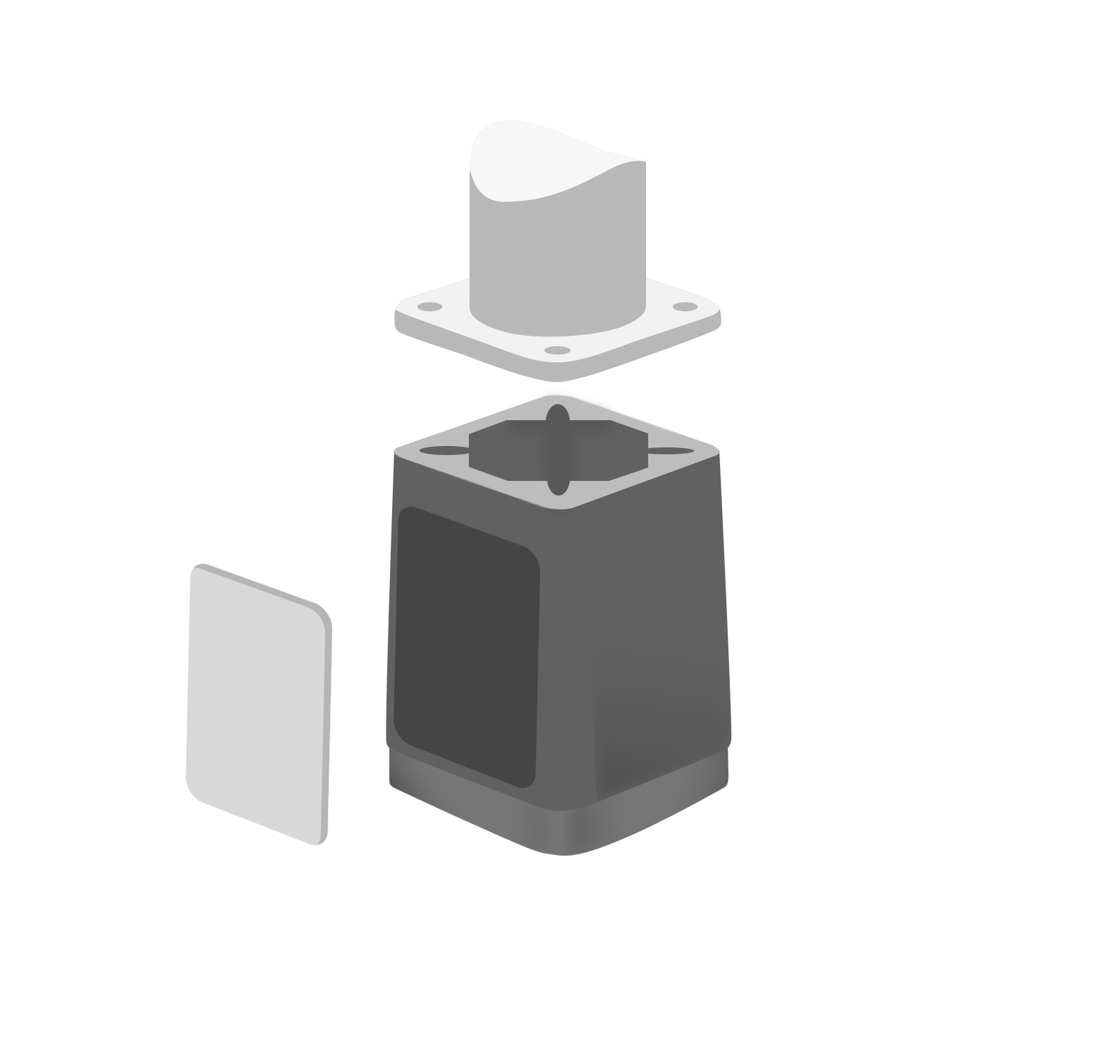 Aluminum Transformer Base - PoE Smart Pole